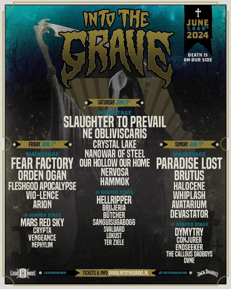 Line-up Into The Grave is compleet | Metalfan.nl